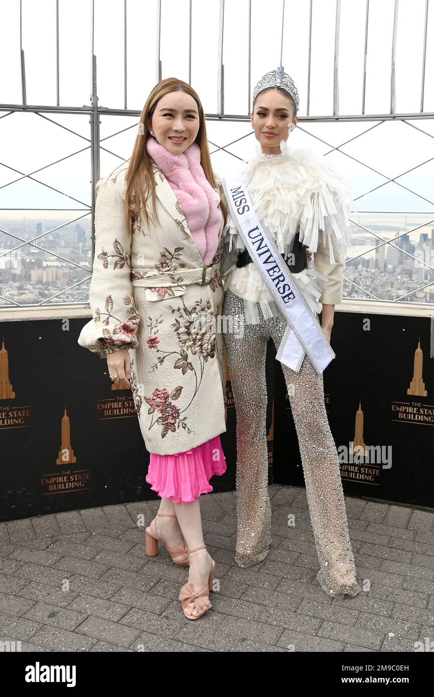 (L-R) Chief Executive Officer of JKN Global Group Anne Jakkaphong ...