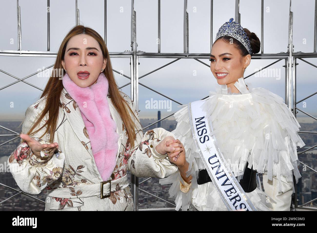 (L-R) Chief Executive Officer of JKN Global Group Anne Jakkaphong ...