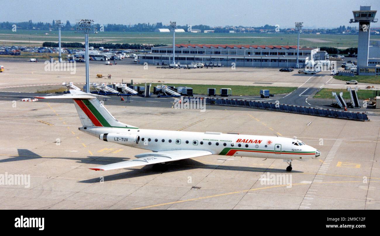 Tupolev Tu-134A-3 LZ-TUV (msn 1351408), of Balkan - Bulgarian Airlines ...