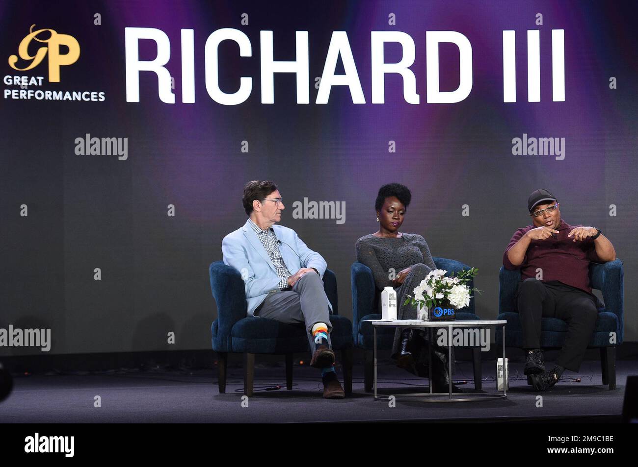 Stephen Segaller, from left, Danai Gurira and Robert O'Hara participate ...