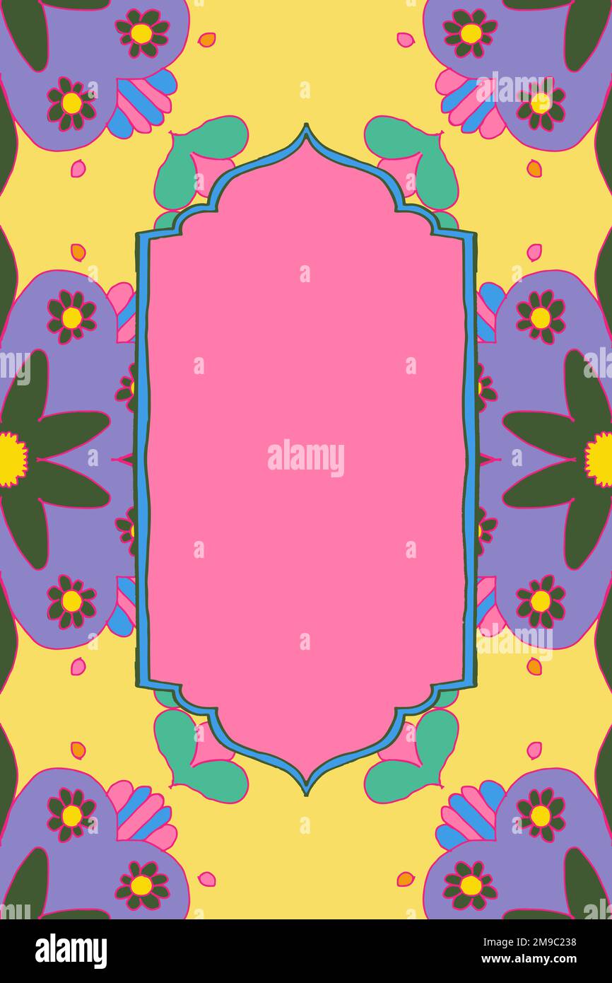 India graphics border hi-res stock photography and images - Alamy