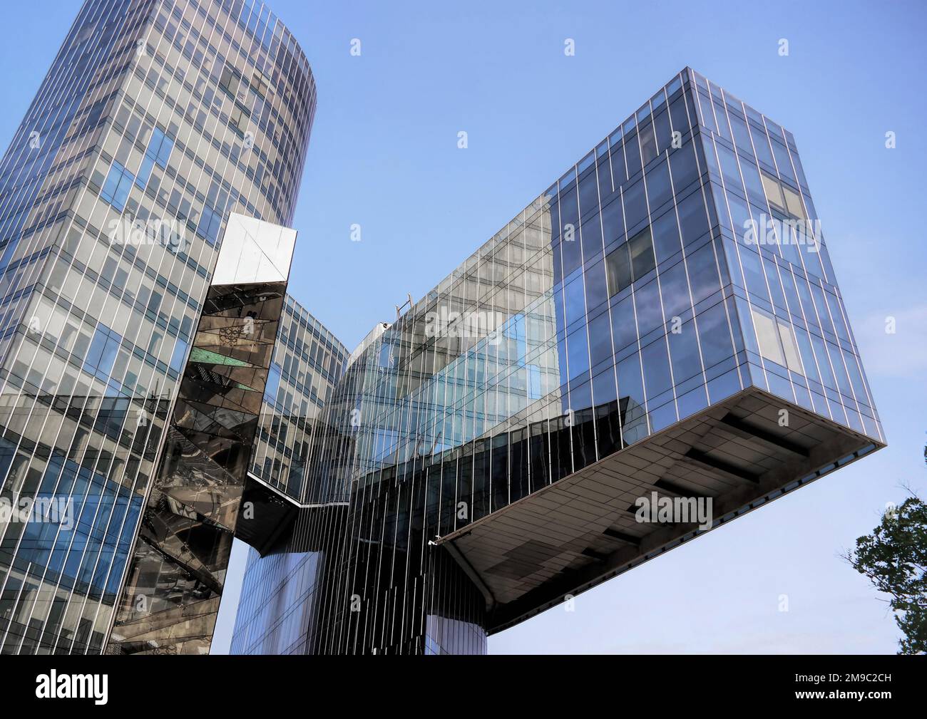 Barcelona, Spain, May. 2018: Office building of Gas Natural fenosa is a ...