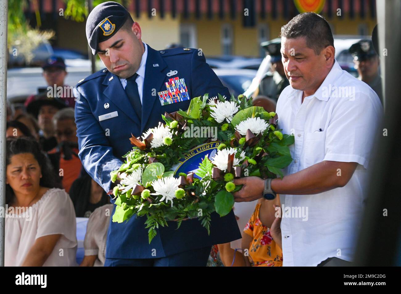 U.S. Air Force Maj. Dayne Foote, commander of the 36th Security Forces ...