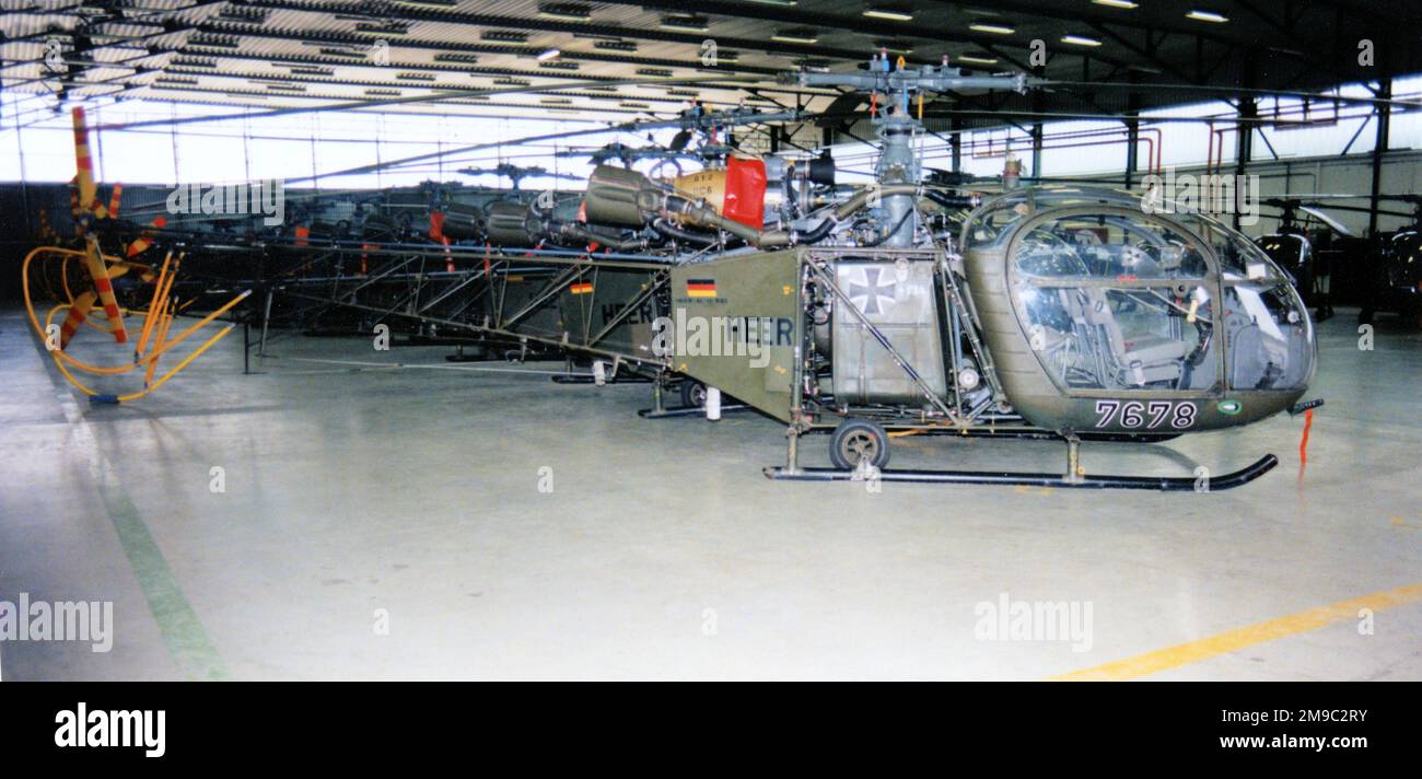 Heeresflieger - Aerospatiale SE.3130 Alouette II 76+78 (msn 1762-C414 ...