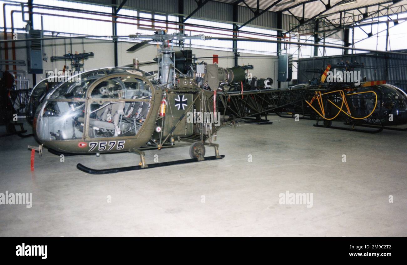 Heeresflieger - Aerospatiale SE.3130 Alouette II 75+75 (msn 1477-C227 ...