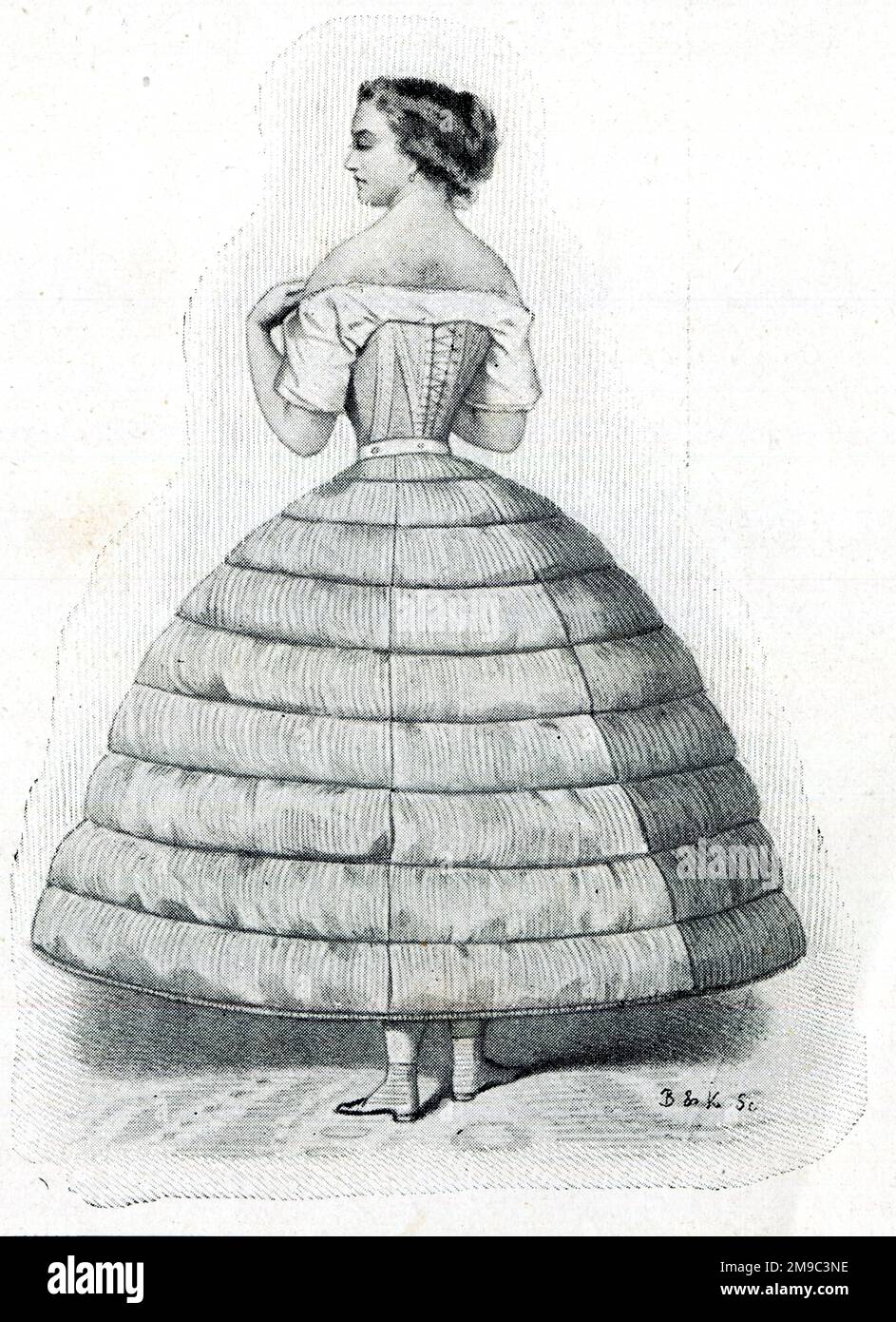 Woman in dress with crinoline hi-res stock photography and images - Alamy