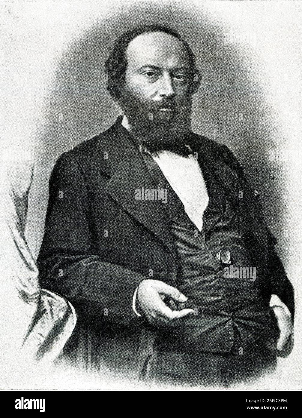 Theodore Rousseau (1812-1867), French landscape artist, member of the ...