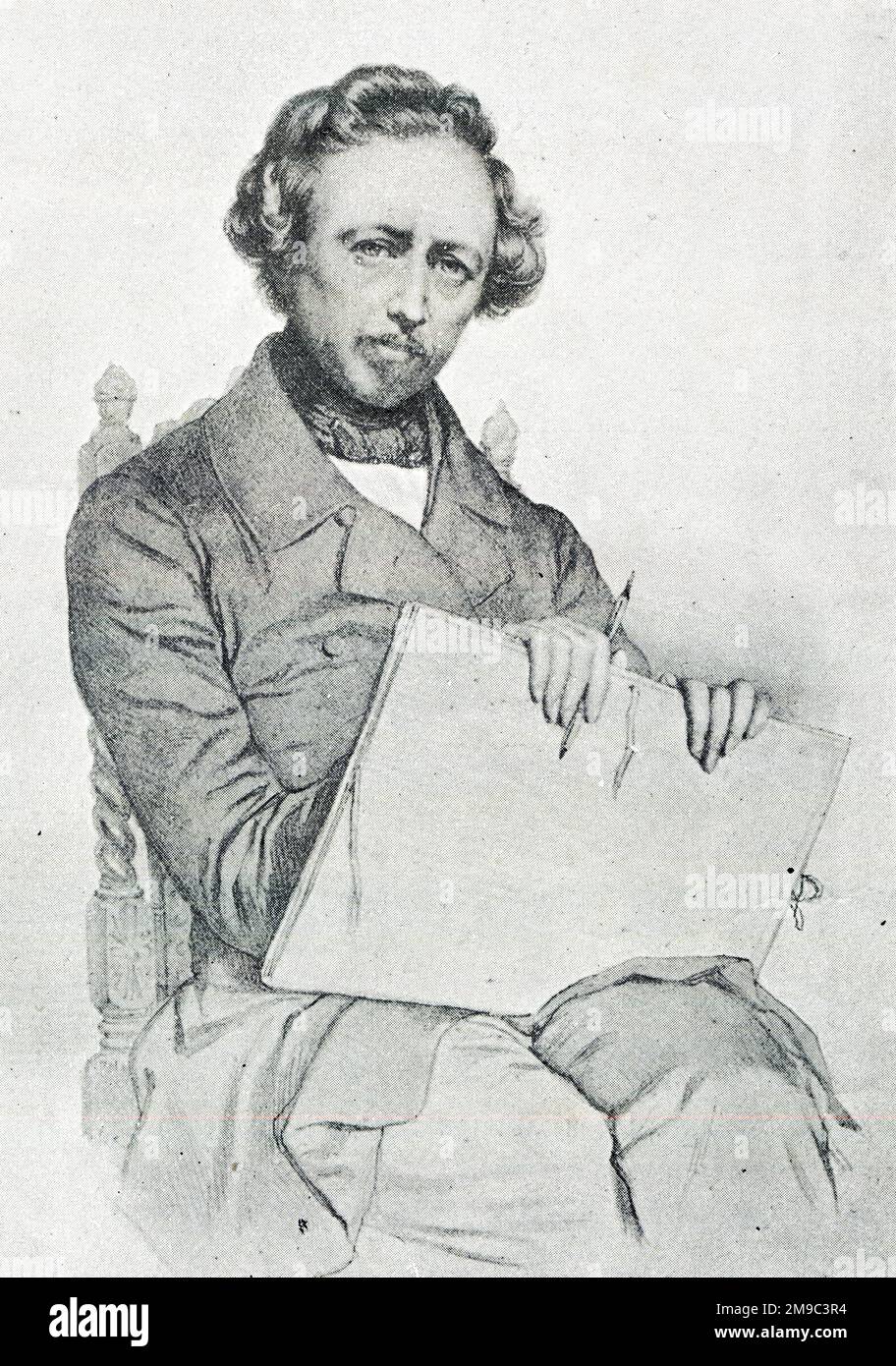 Ary Scheffer (1795-1858), Dutch-French artist Stock Photo - Alamy