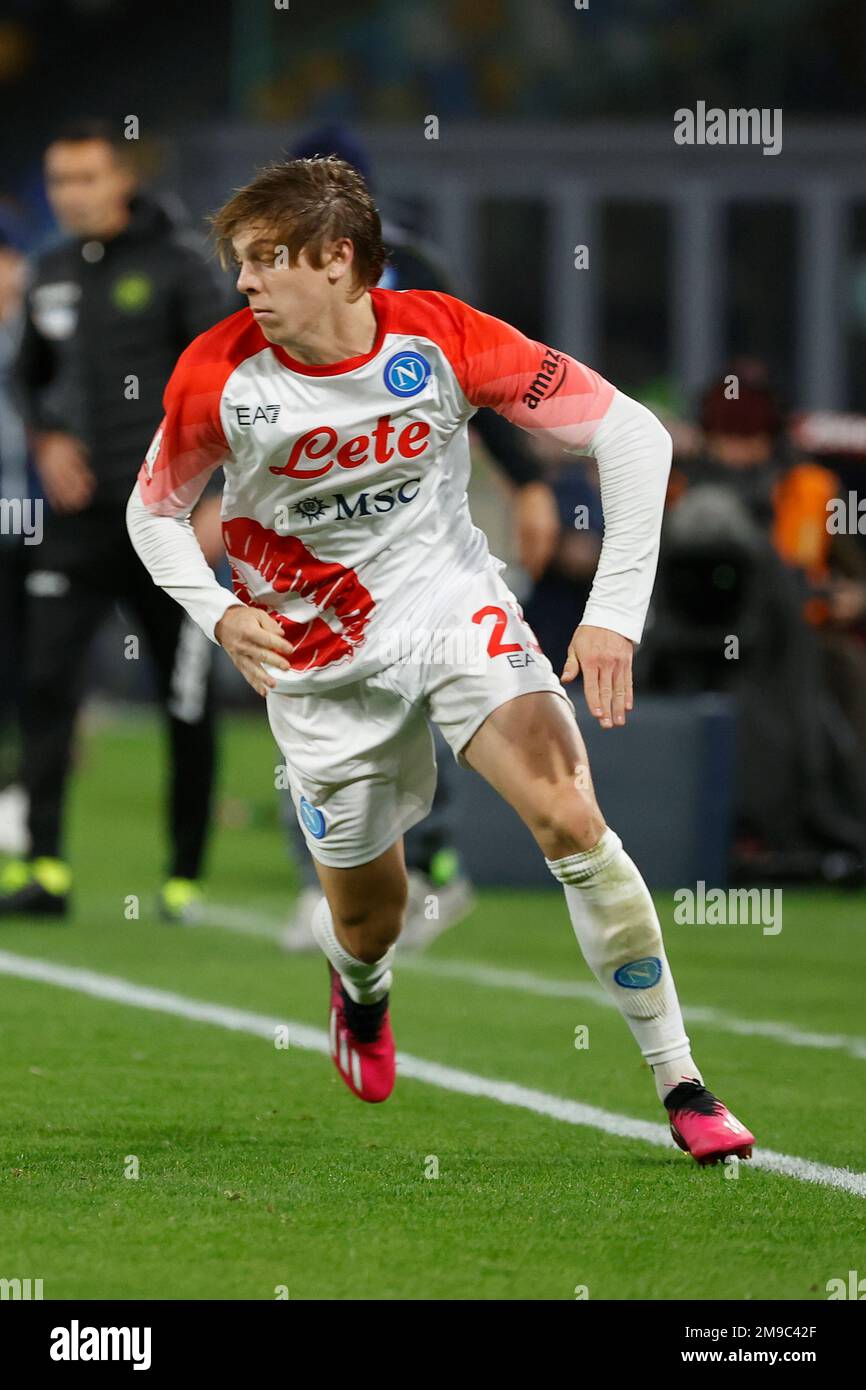 Naples, Italy. 17th Jan, 2023. Alessio Zerbin of Napoli during SSC ...