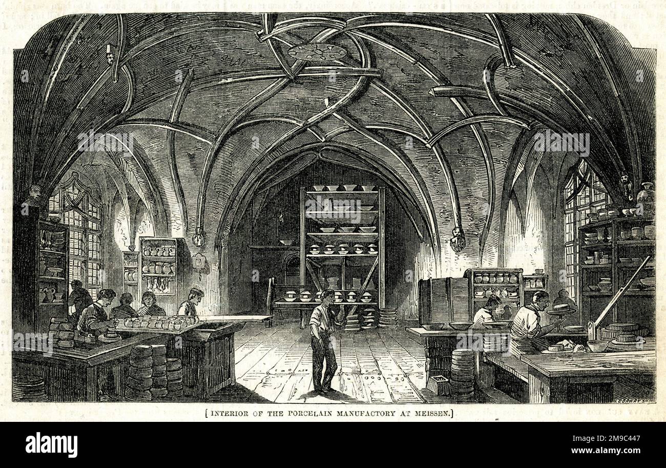 Meissen porcelain factory history hi-res stock photography and images ...