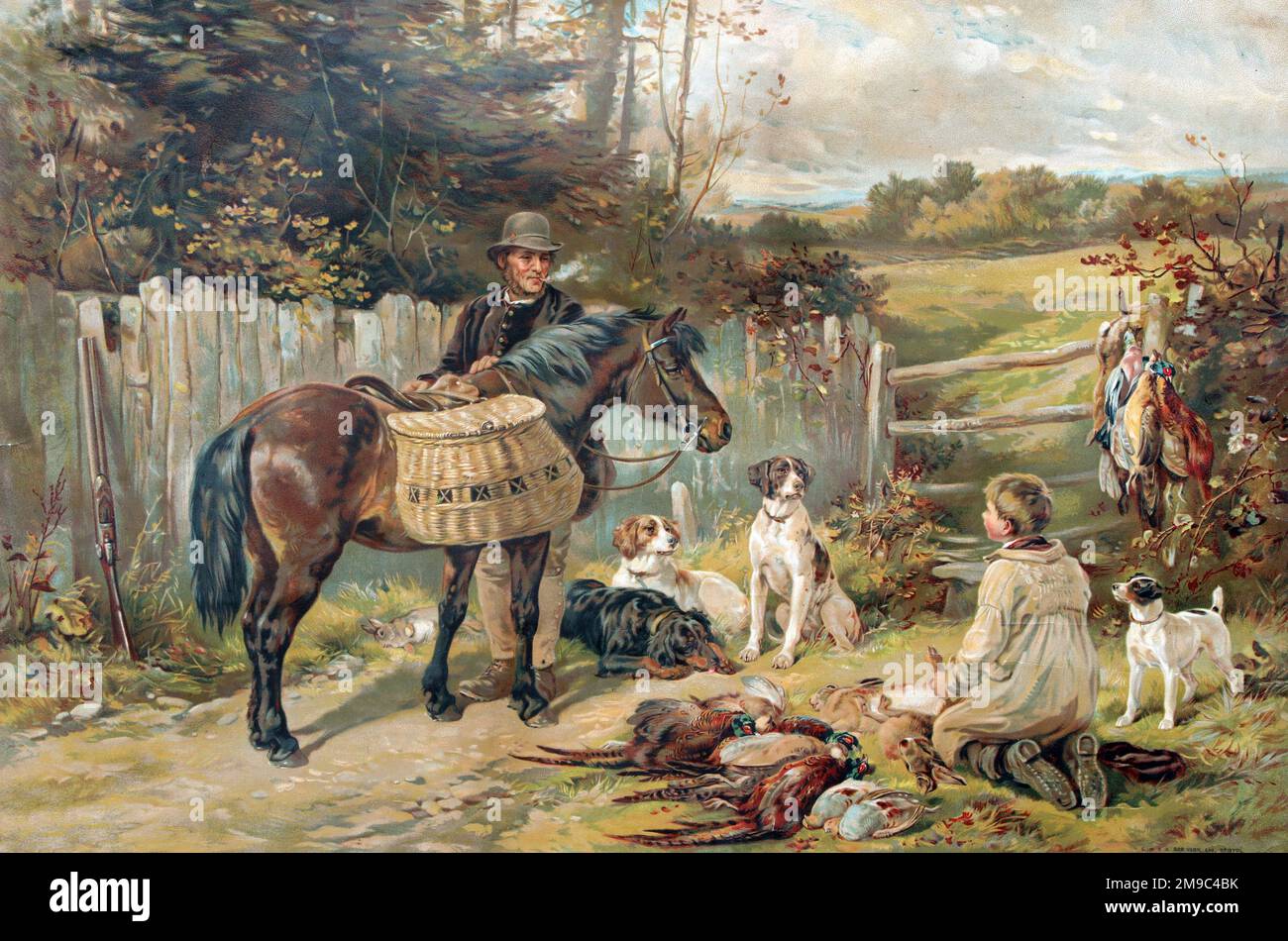 Gamekeeper and dogs hi-res stock photography and images - Alamy