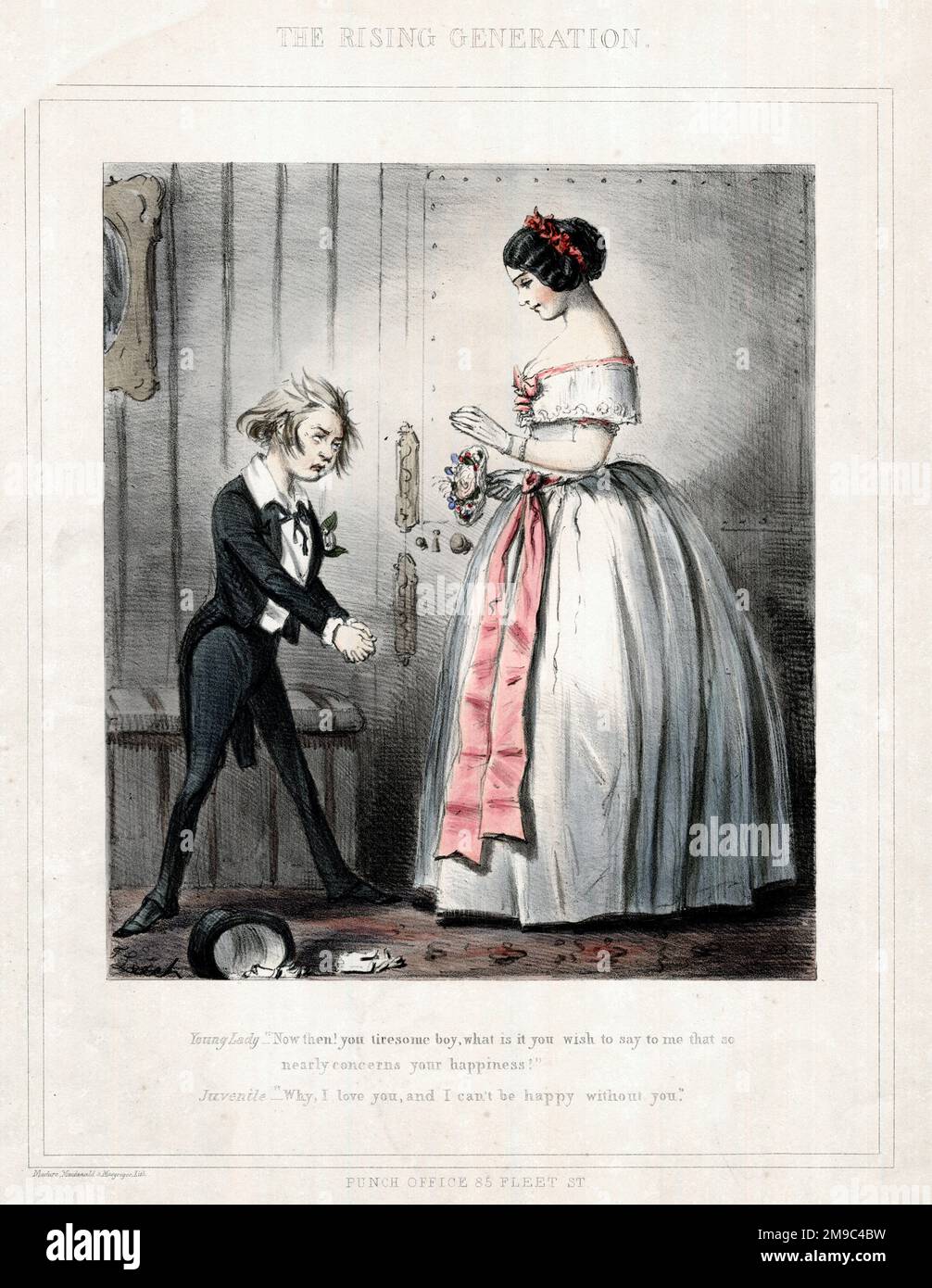 The Rising Generation, by John Leech, part of a series of 12 drawings ...