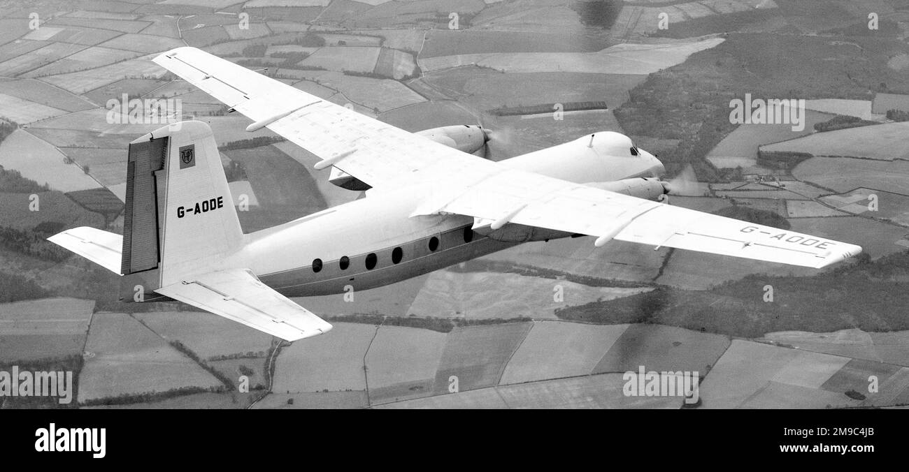 Handley Page HPR.7 Dart-Herald G-AODE (msn 1), the first prototype ...