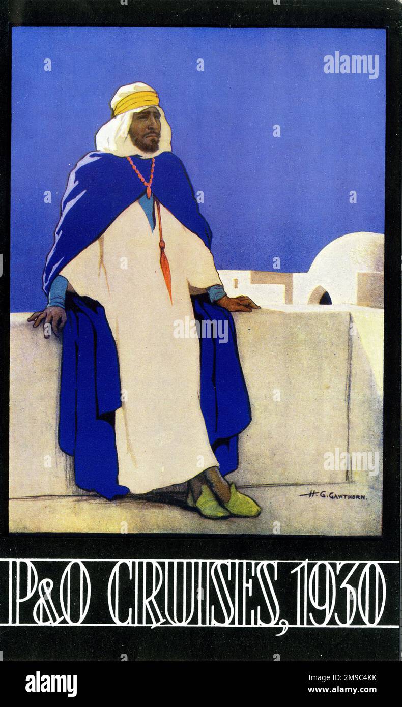 P and o cruise poster hi-res stock photography and images - Alamy