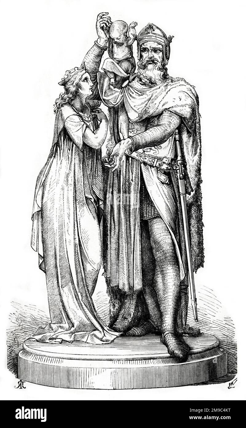 Edward, First Prince of Wales, son of King Edward I and Eleanor of ...