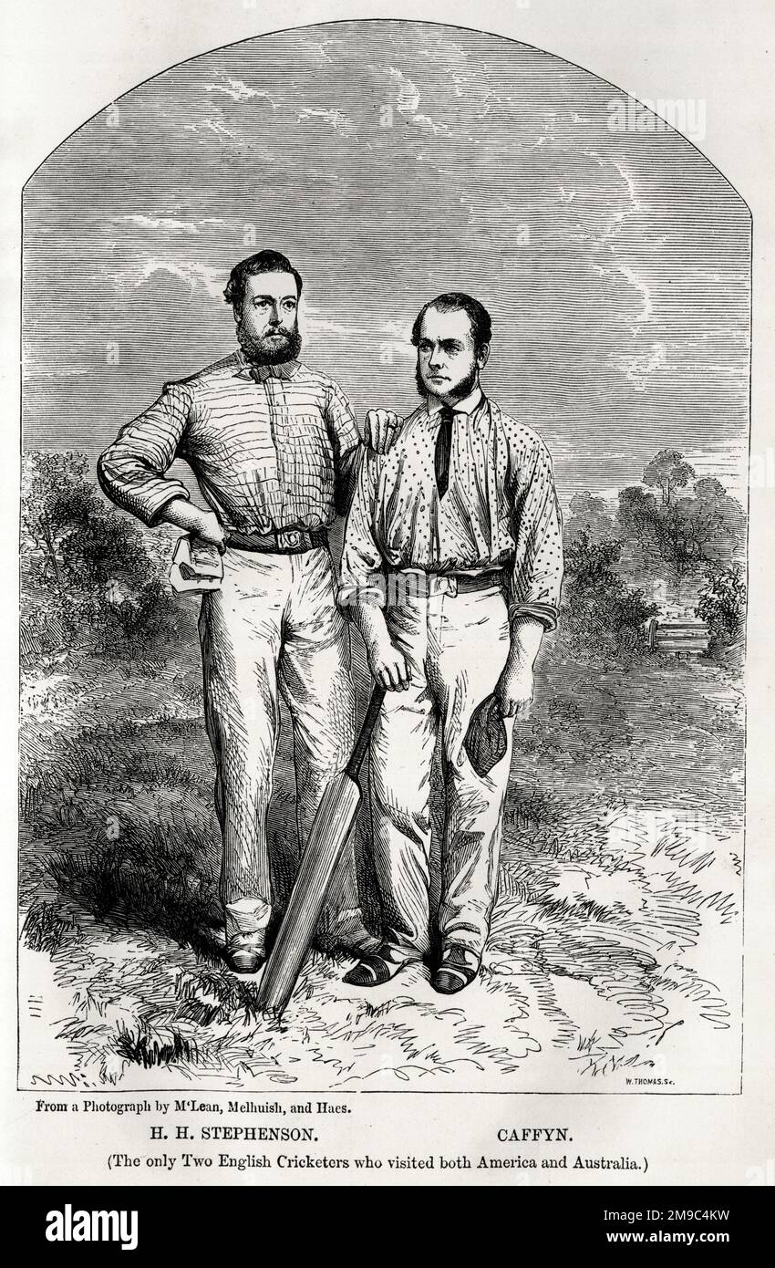 H H Stephenson and Billy Caffyn, the only two English cricketers who ...