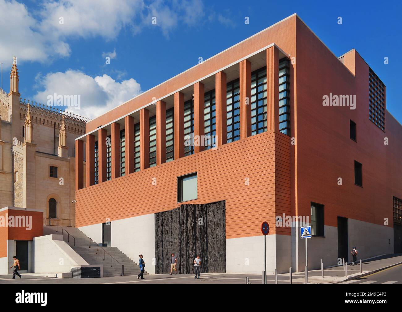 Madrid, Spain, May. 2018: Extension of the Museo del Prado by architect ...