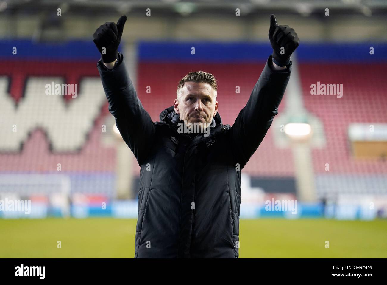 Luton Town manager Rob Edwards after the Emirates FA Cup third round ...