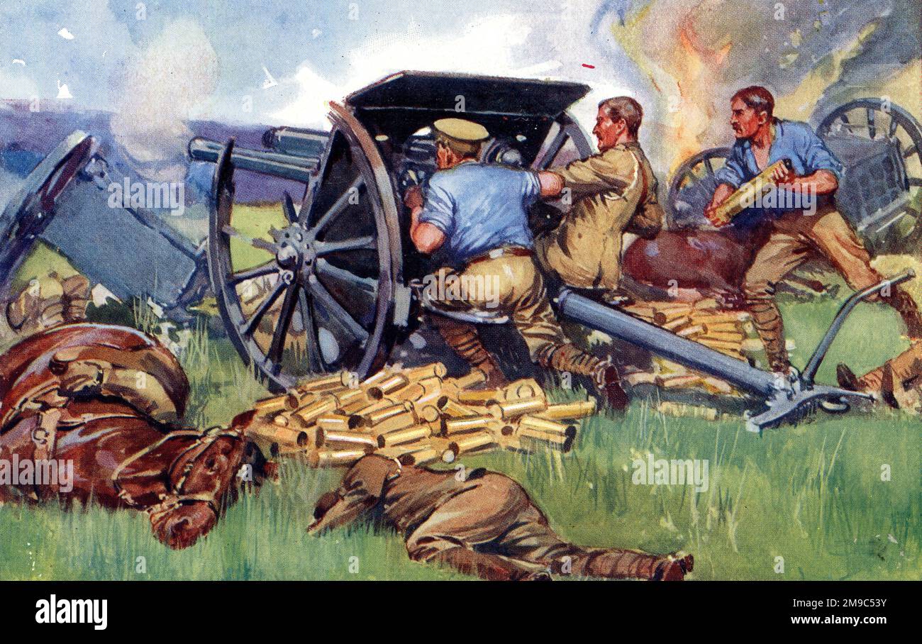 L battery royal horse artillery 1914 hi-res stock photography and ...