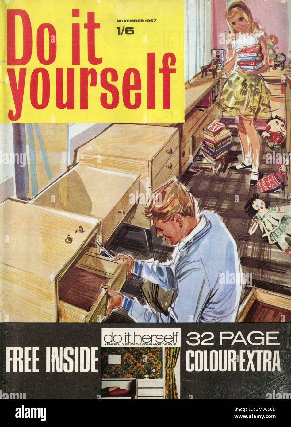 Cover design, Do it yourself, November 1967 - do it herself, colour ...