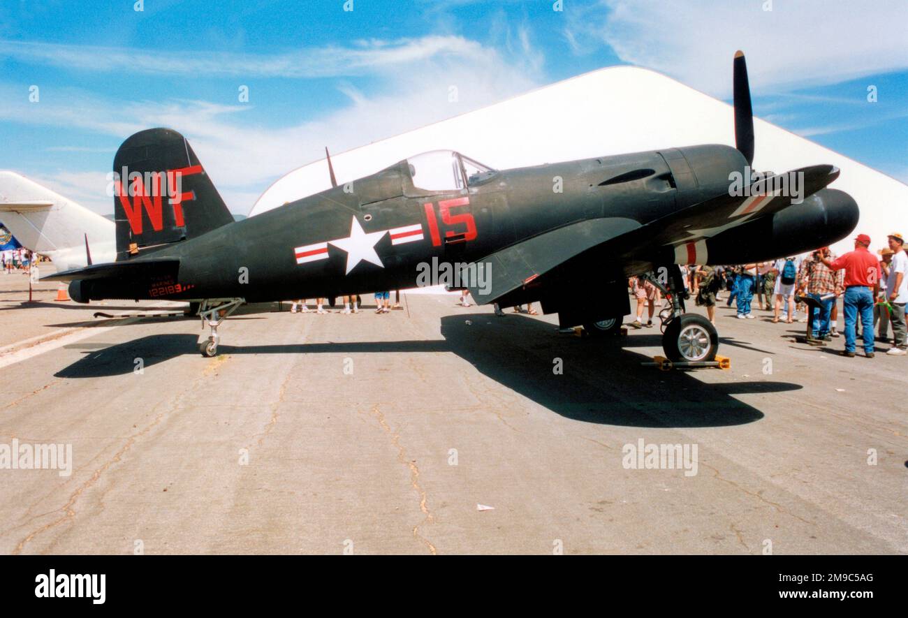 Vought F4U-5NL Corsair 122189, at the Marine Corps Museum, MCAS El Toro ...