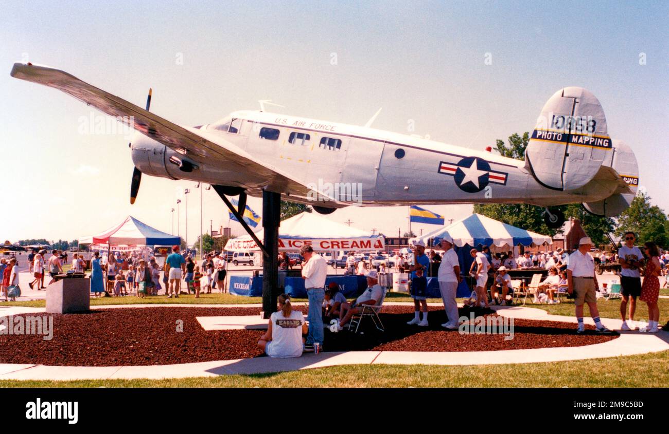 Beech C-45H Expeditor 52-10858 (msn AF-788, ex N7743C Stock Photo - Alamy