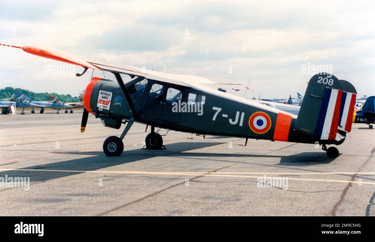 Max Holste MH.1521C Broussard F-GDPZ / 7-JI (msn 208 Stock Photo - Alamy