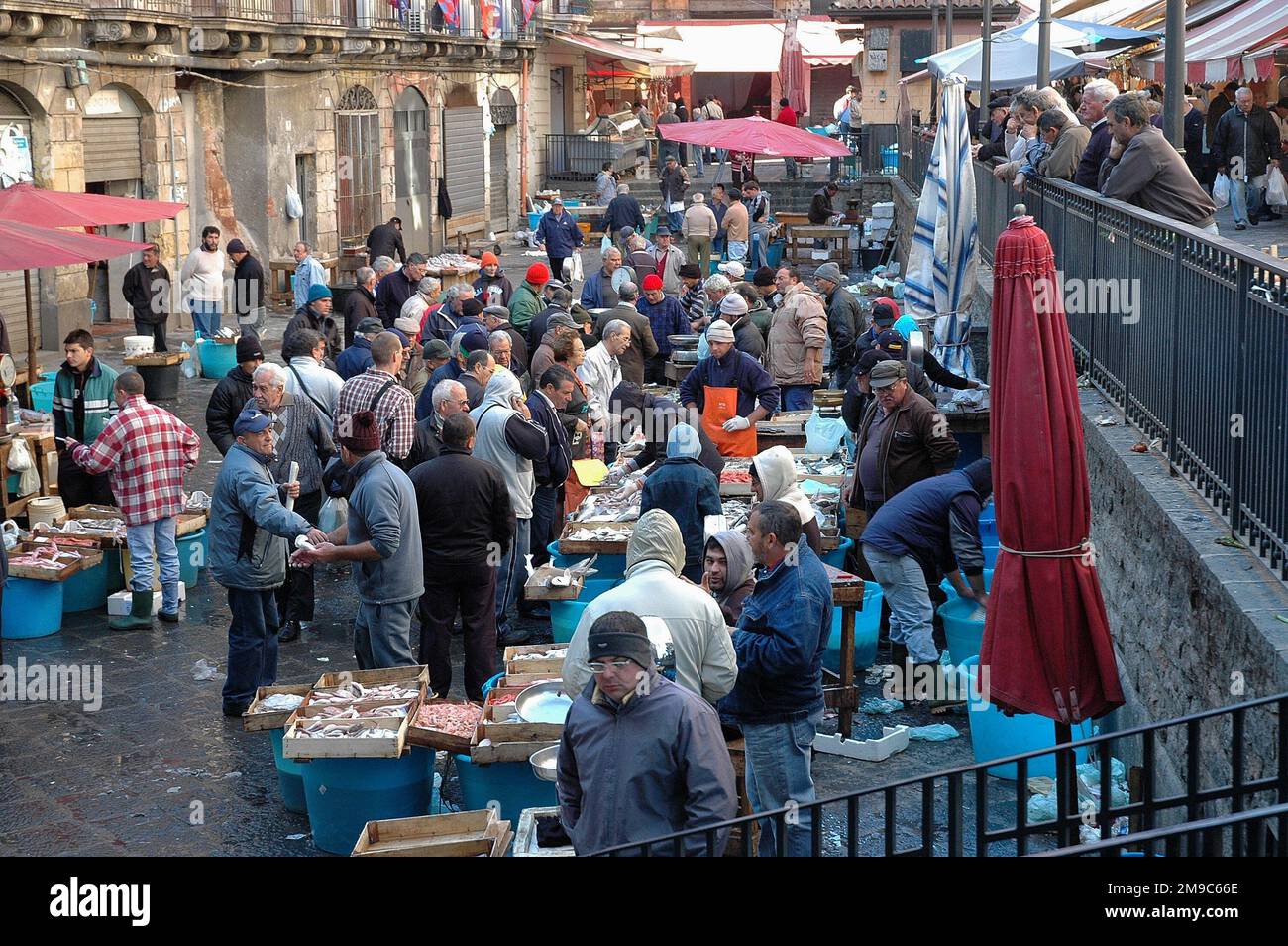 10-21-2007.Catania,Italy.La Pescheria.Fish market in Catania Stock ...