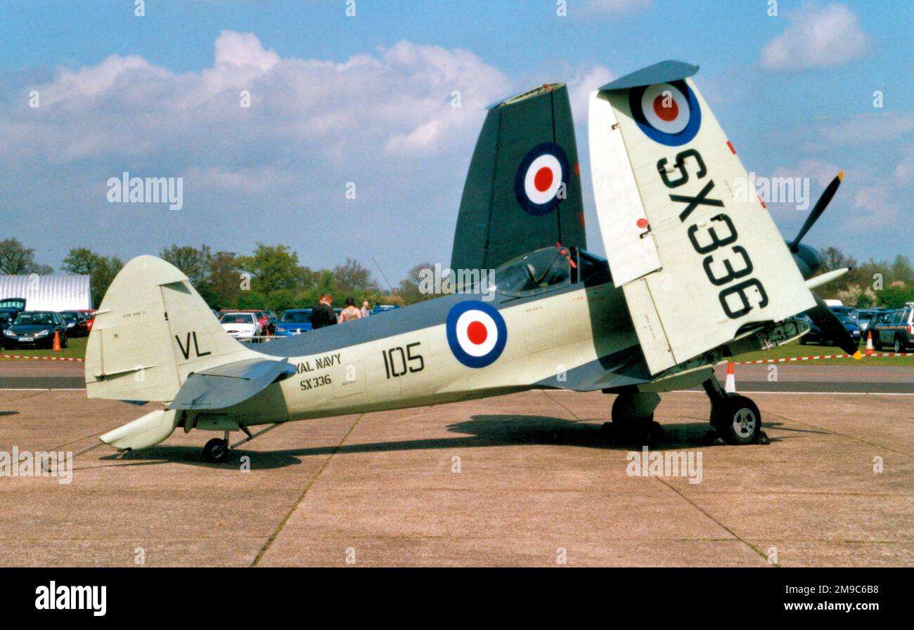 Supermarine Seafire F.XVII G-KASX / SX336 (msn FLWA25488), at the North ...