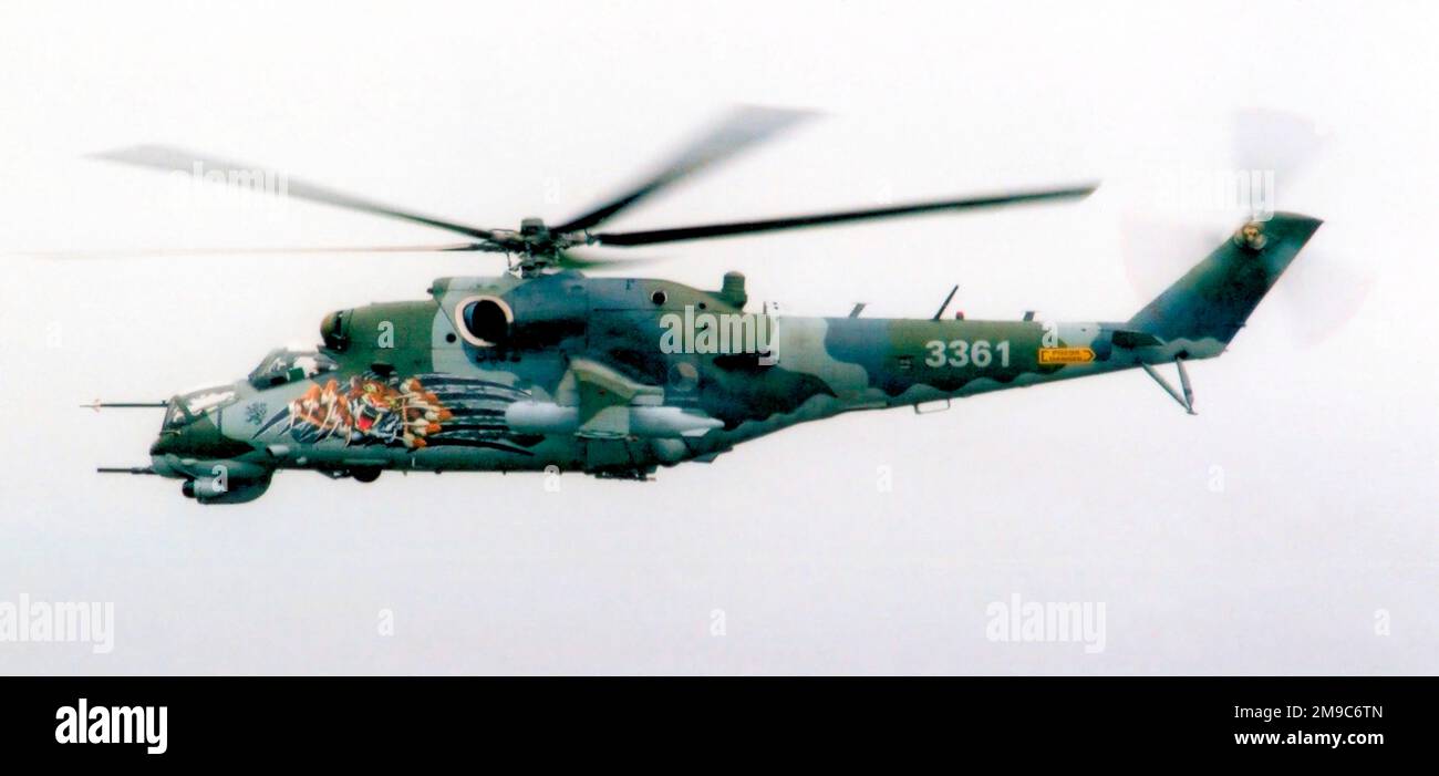Vzdusne sily ACR - Mil Mi-35 3361 (msn 203361). (Vzdusne sily ACR - Czech Air Force Stock Photo ...