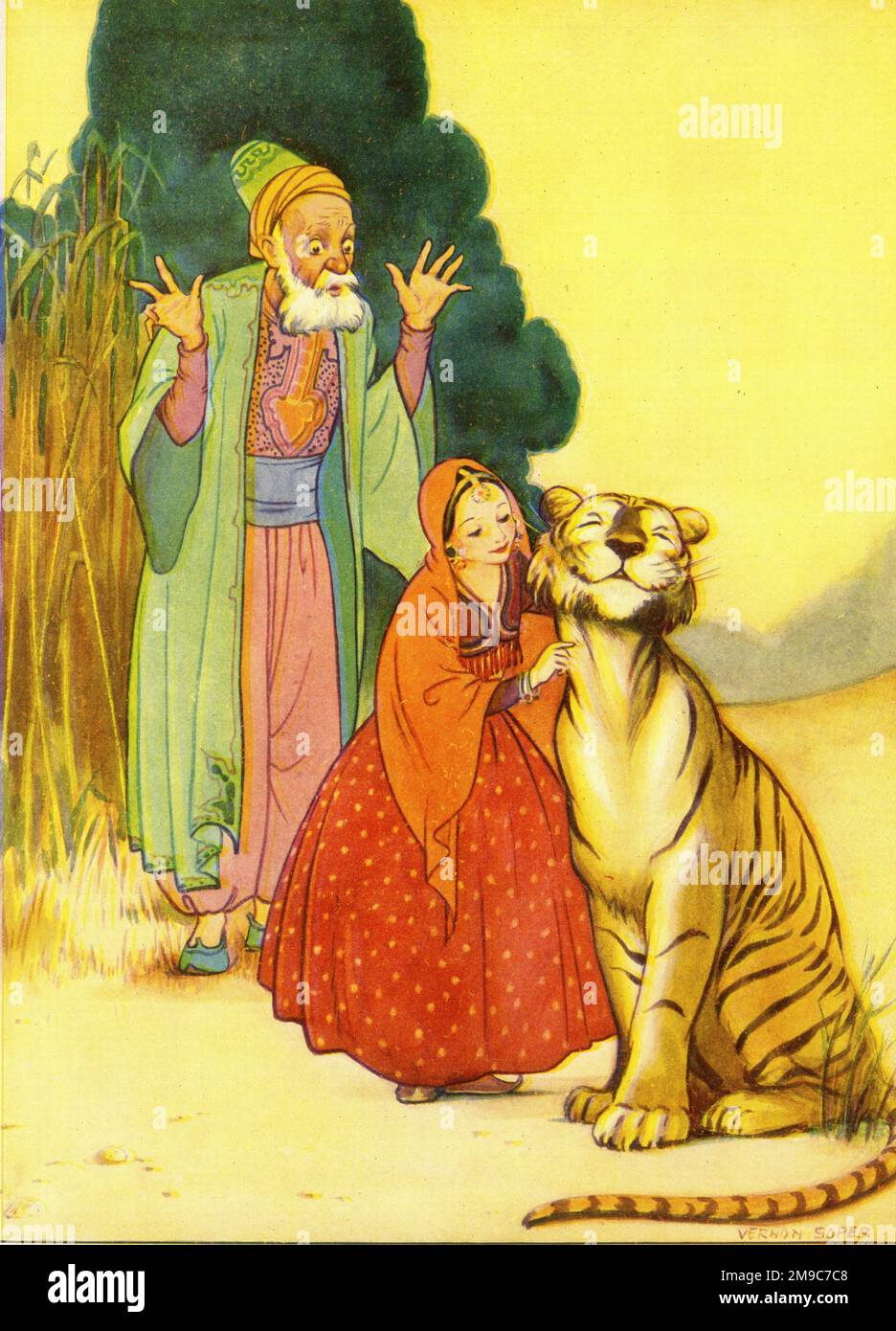Illustration, The Tale of the Tiger Stock Photo - Alamy