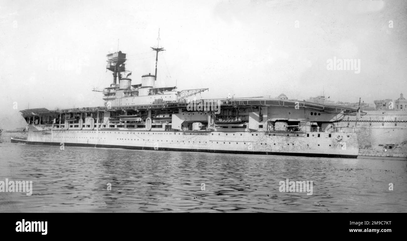 Royal Navy - HMS Eagle 94, an aircraft carrier converted from the ...