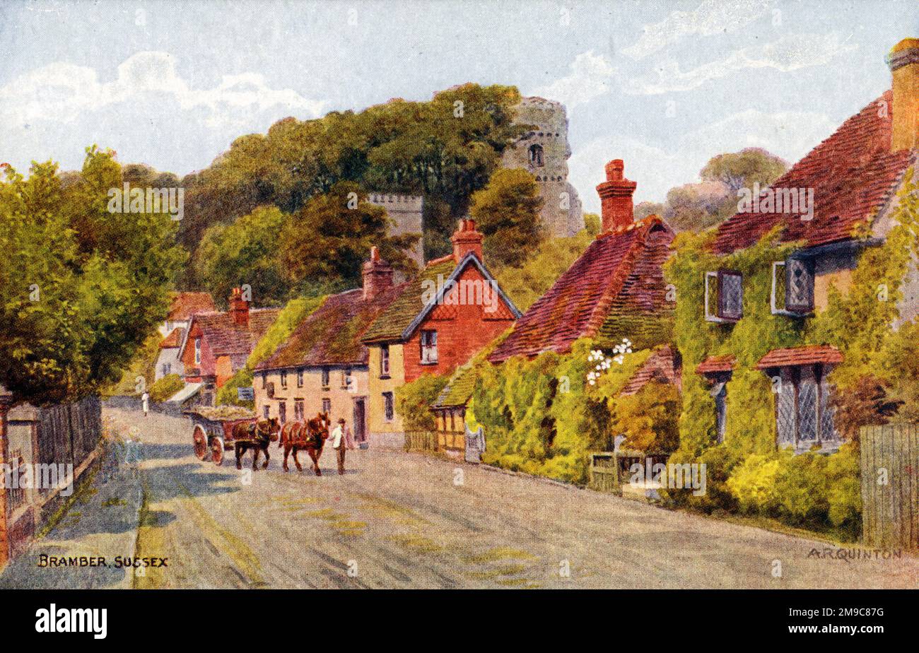 Bramber, nr. Steyning, West Sussex Stock Photo - Alamy
