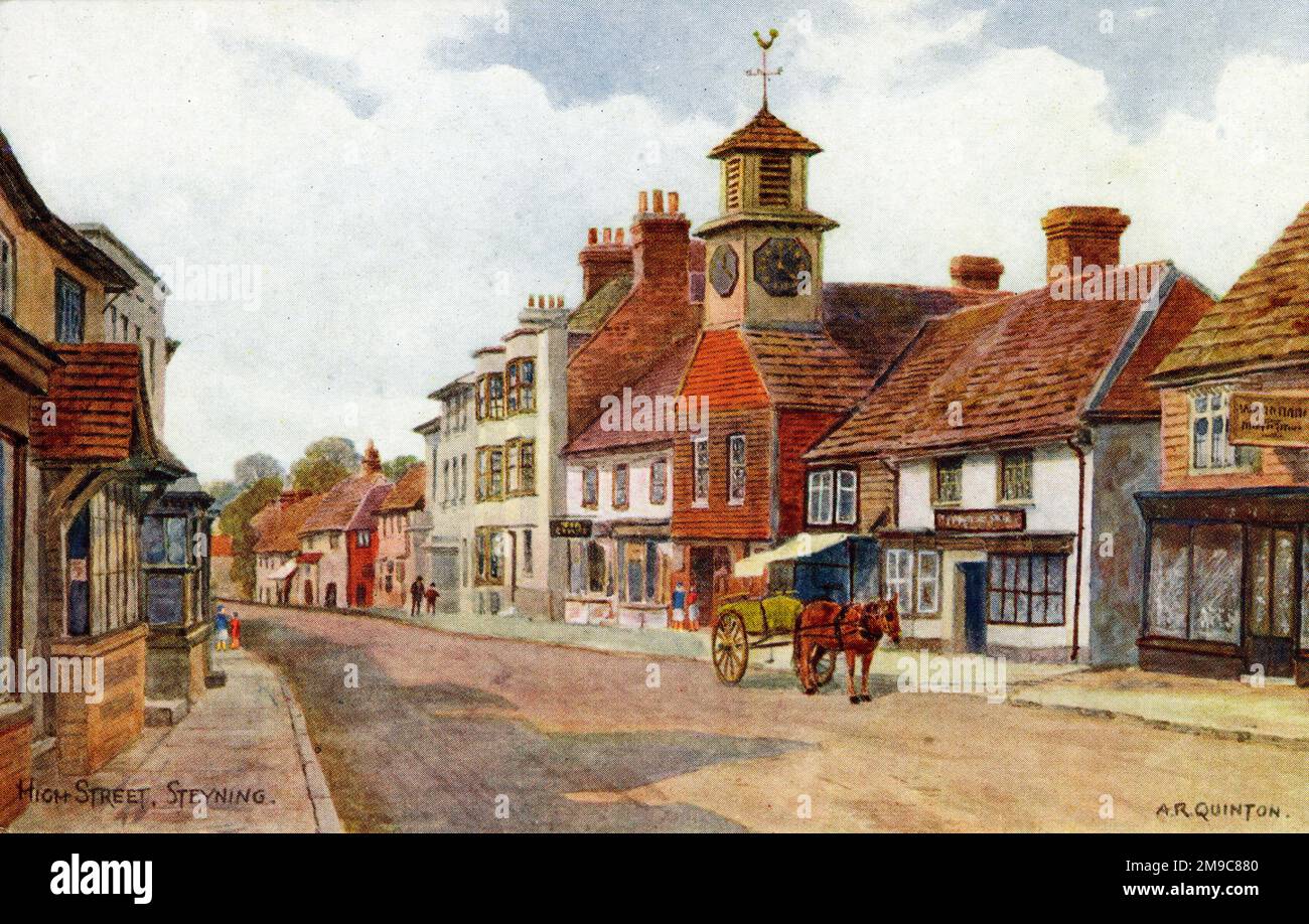 High Street, Steyning, West Sussex - located at the north end of the ...