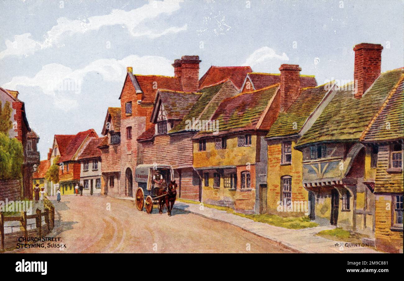 Church Street, Steyning, West Sussex - located at the north end of the ...