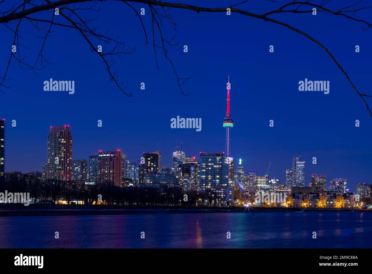 Beautiful view downtown toronto skyscrapers hi-res stock photography ...