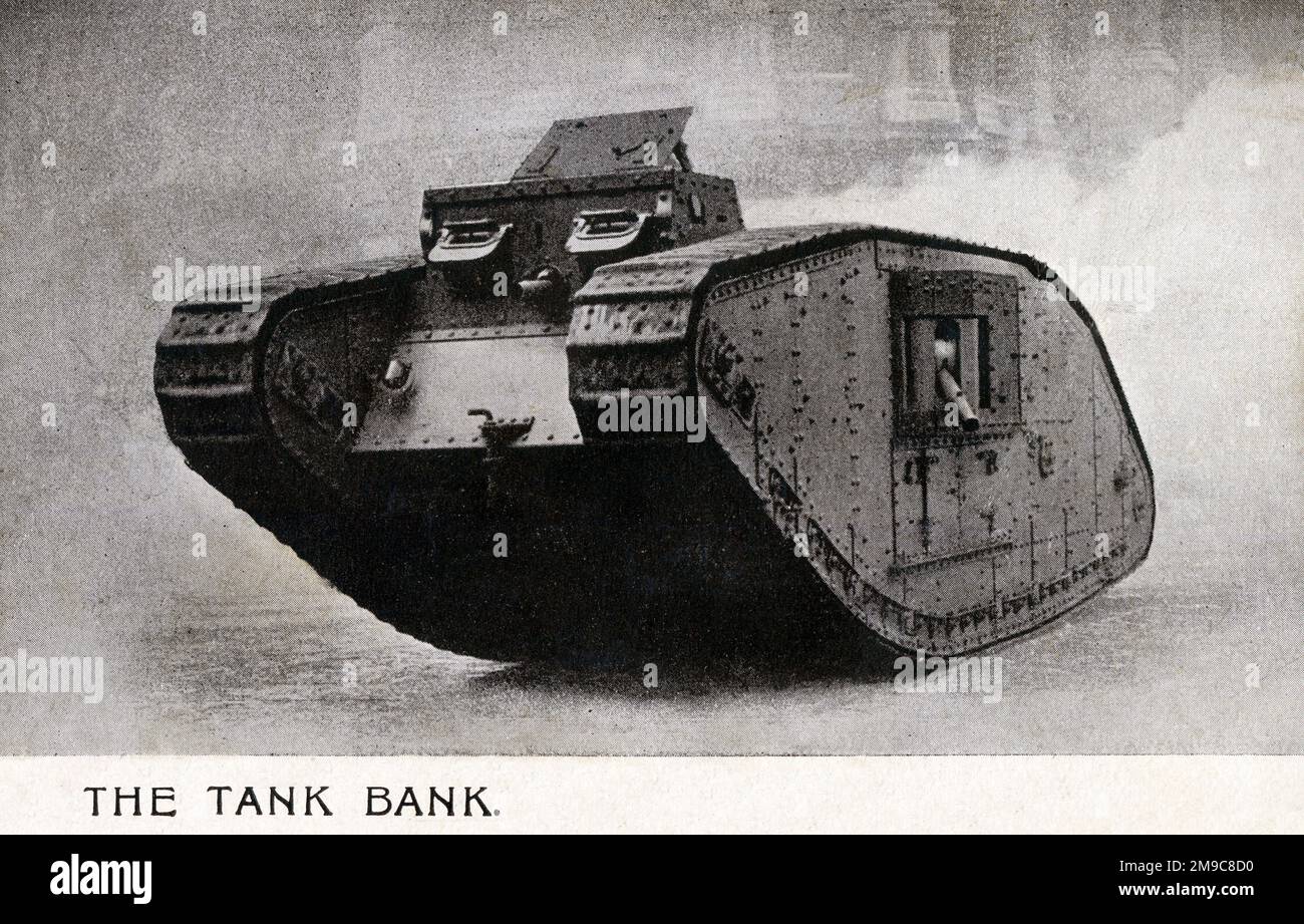 WW1 - The tank 'Egbert' which visited Wimbledon on March 14, 1918 to ...