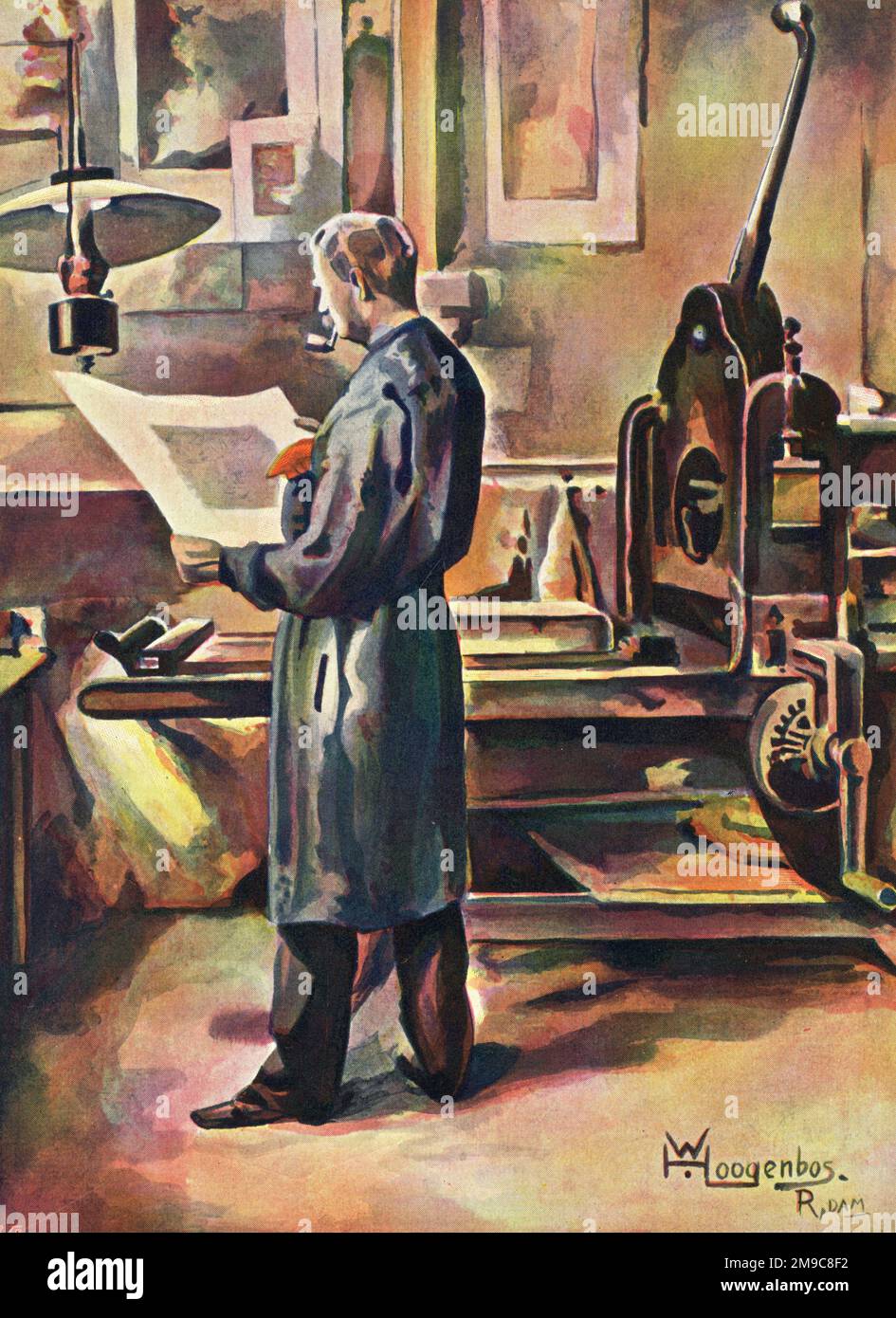 Lithographer hi-res stock photography and images - Alamy
