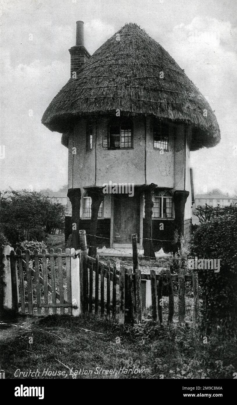 Crutch House, Latton Street, Harlow, Essex, wonderfully unusual round ...