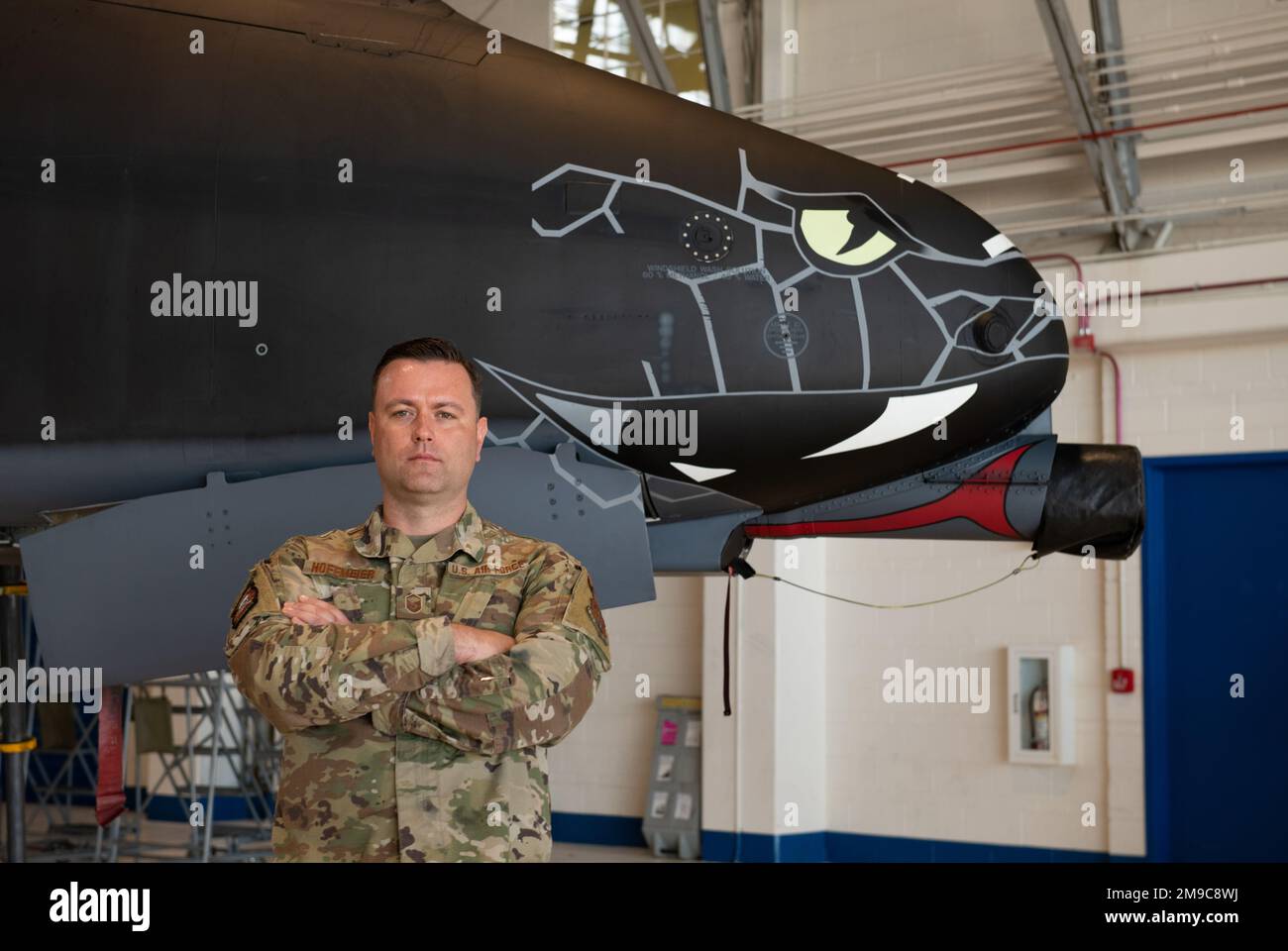 U.S. Air Force Master Sgt. Lee A. Hoffmeier, an aircraft armament ...