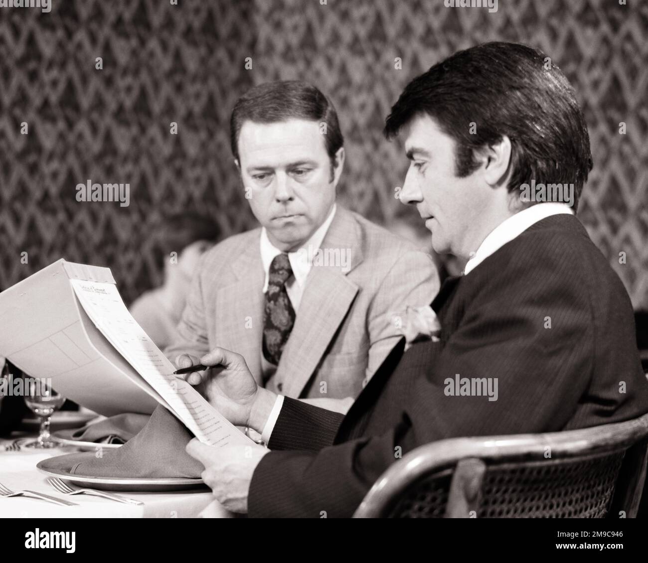 1970s businessman meeting hi-res stock photography and images - Alamy