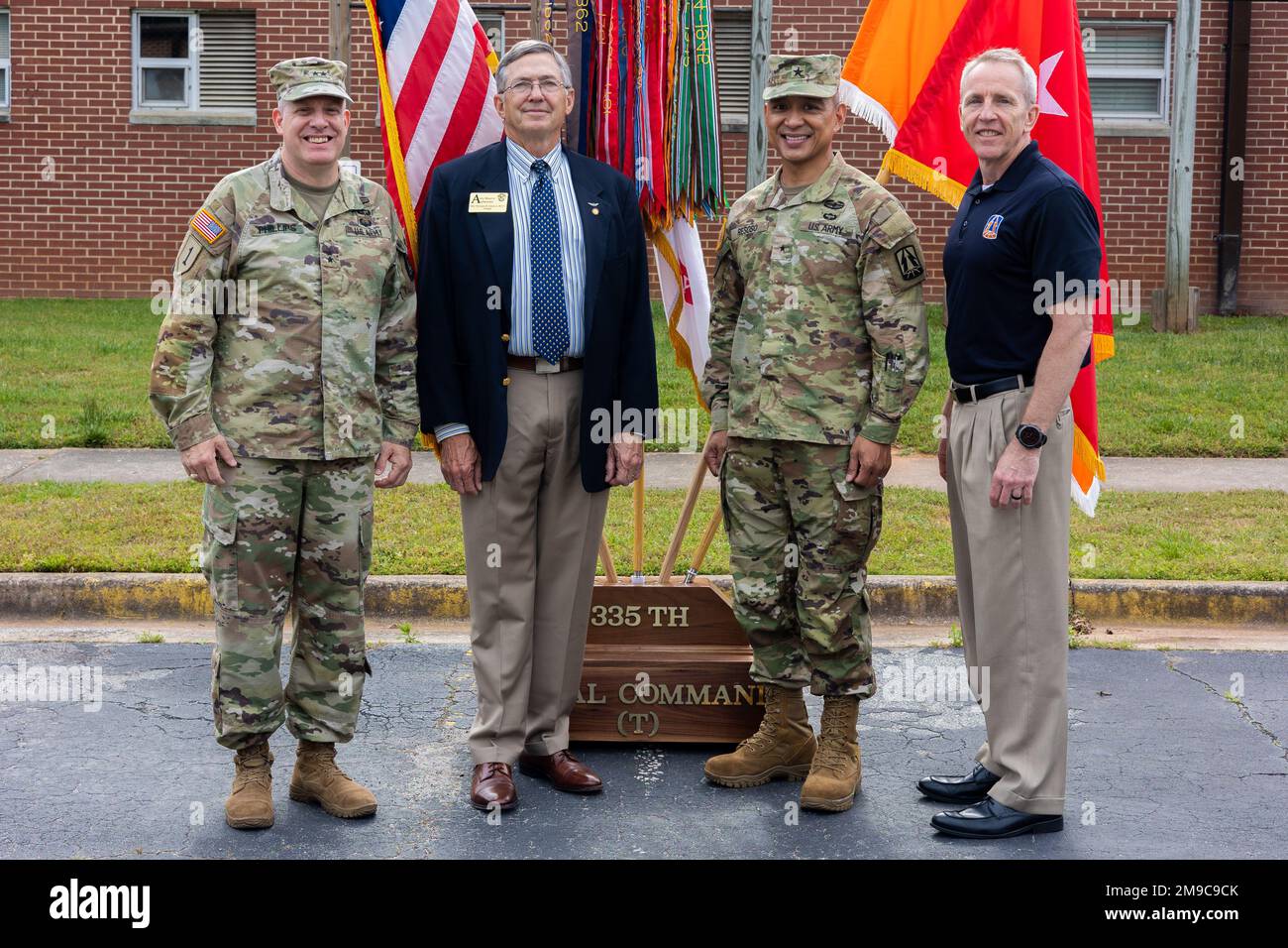U.S. Army Soldiers assigned to 335th Signal Command (Theater), depart ...