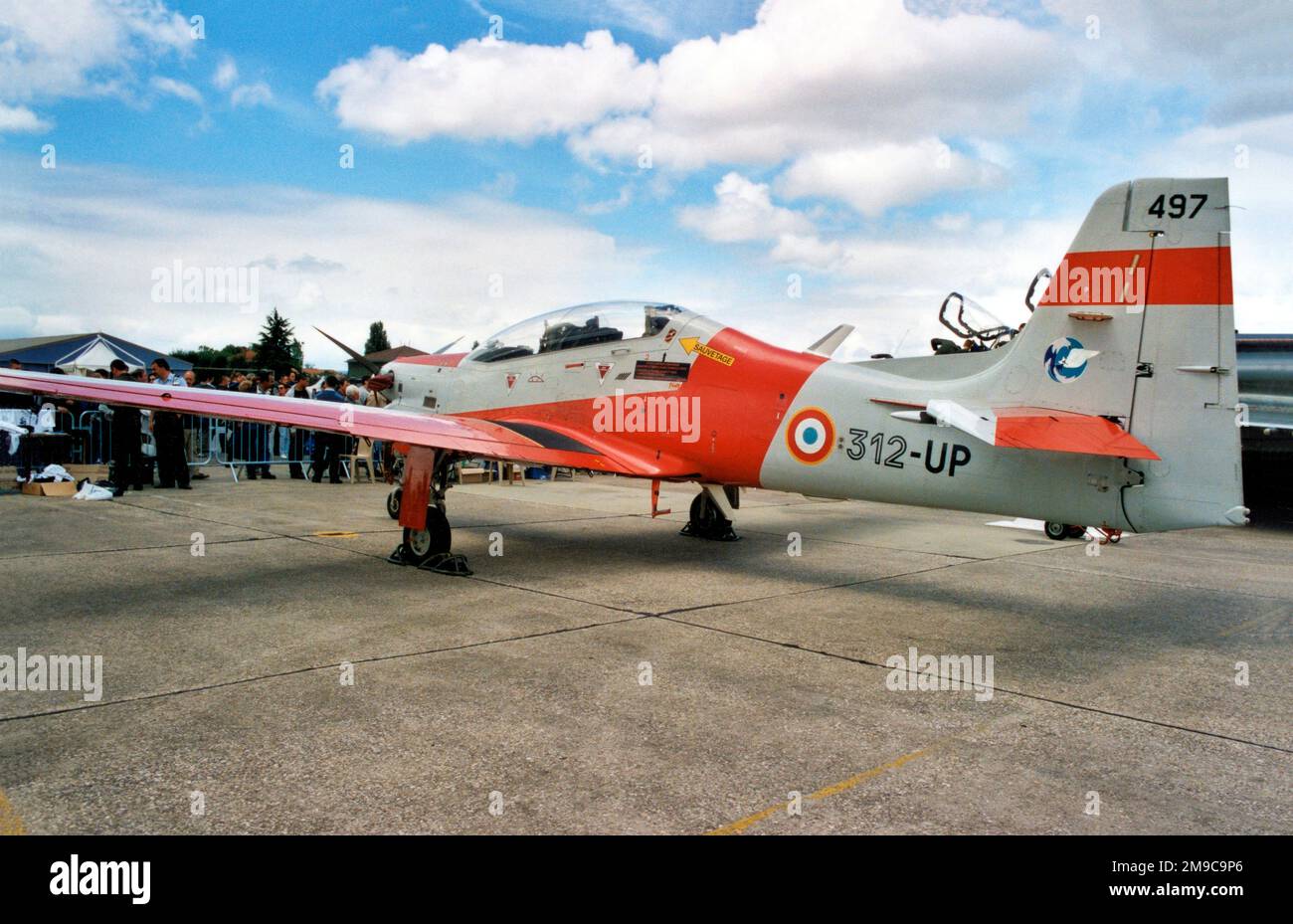 Armee de l'Air - Embraer EMB-312 Tucano 497 - 312-UP (msn 312-497), of ...