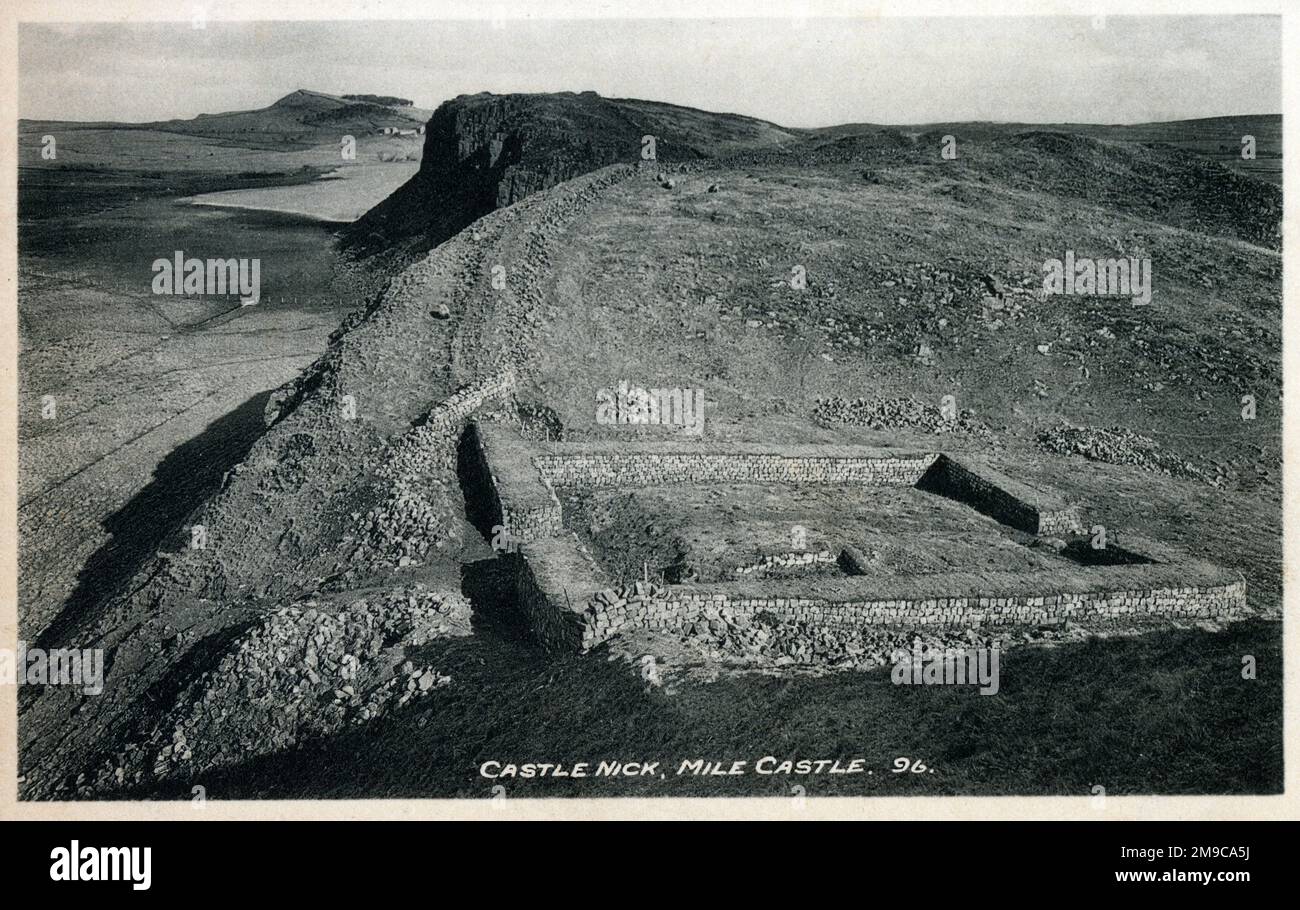 Milecastle 39 (Castle Nick) - a milecastle on Hadrian's Wall ...