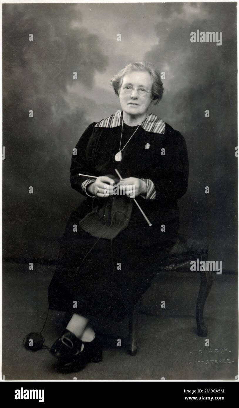 WW2 - Home Front - A lovely photograph of 78 year-old Isabella Ottilie ...