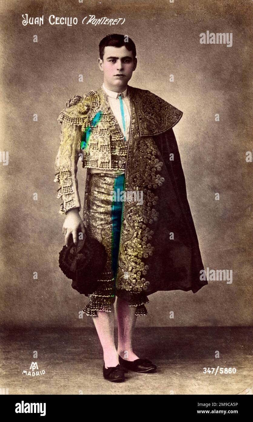 Juan Cecilio - Spanish Bullfighting Matador (1888-1945 Stock Photo - Alamy