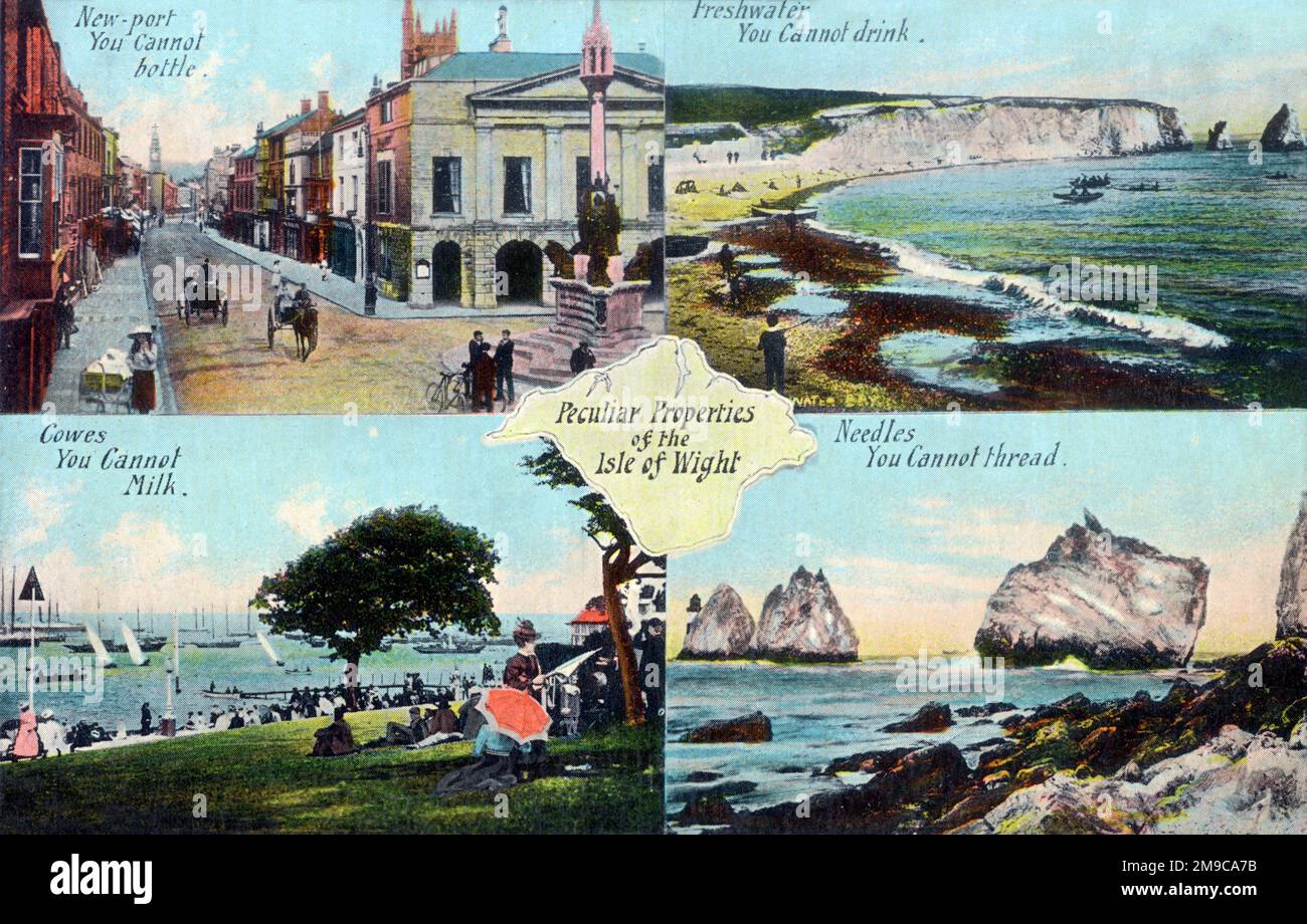 Four 'Peculiar Properties' of the Isle of Wight, Hampshire. New-port ...