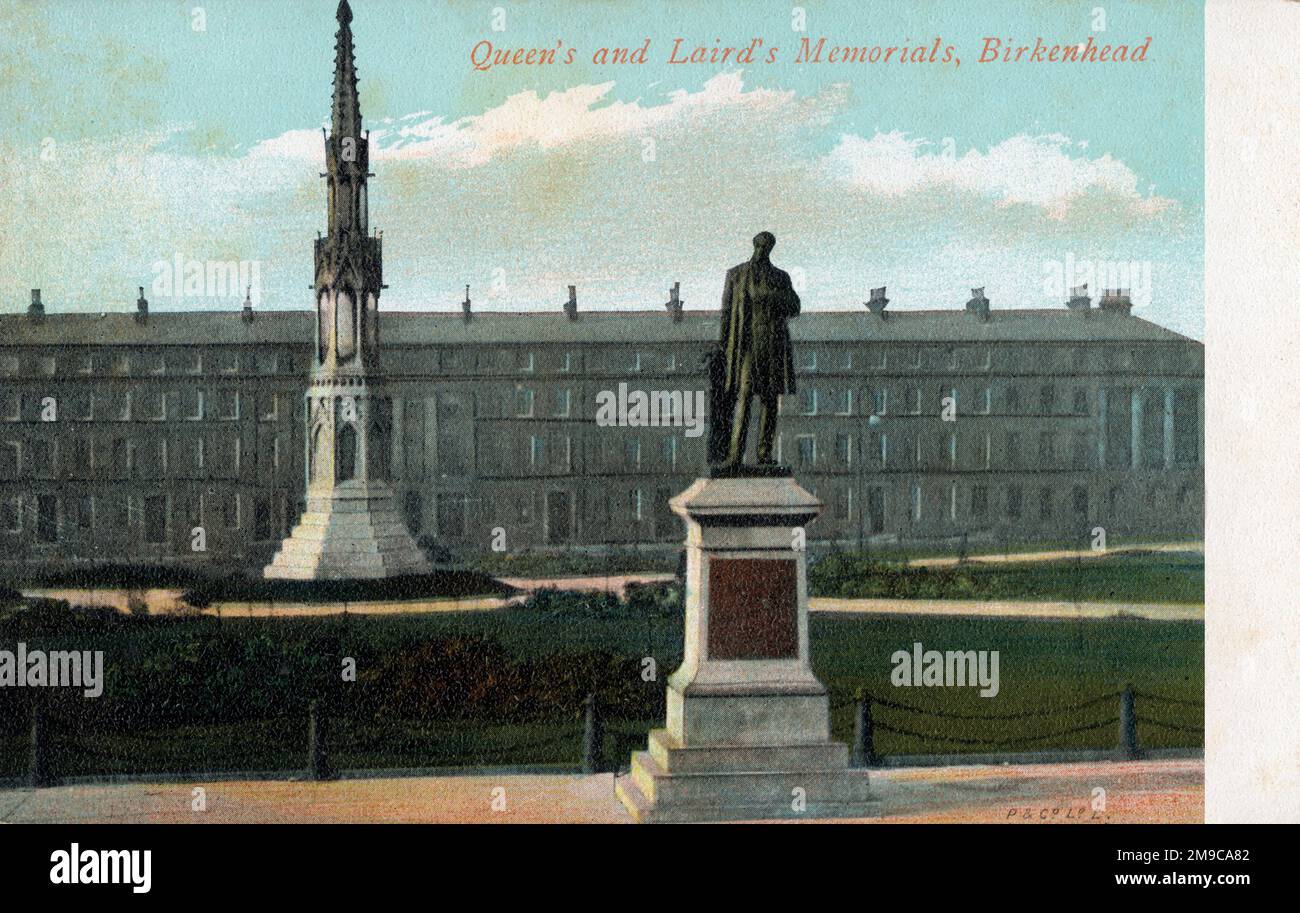 Queen victoria monument birkenhead hi-res stock photography and images ...