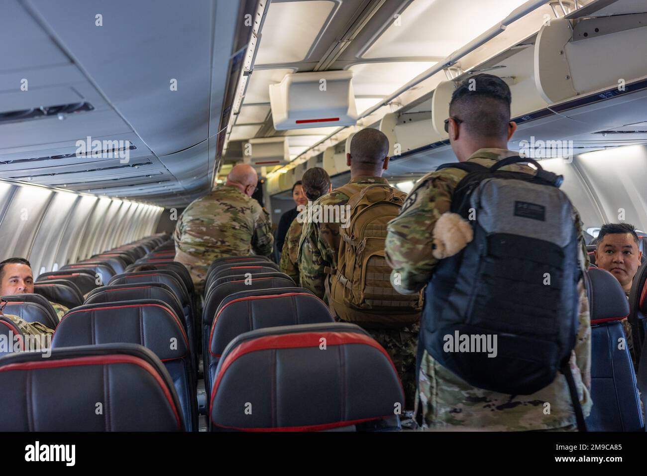 U.S. Army Soldiers assigned to 335th Signal Command (Theater), depart ...