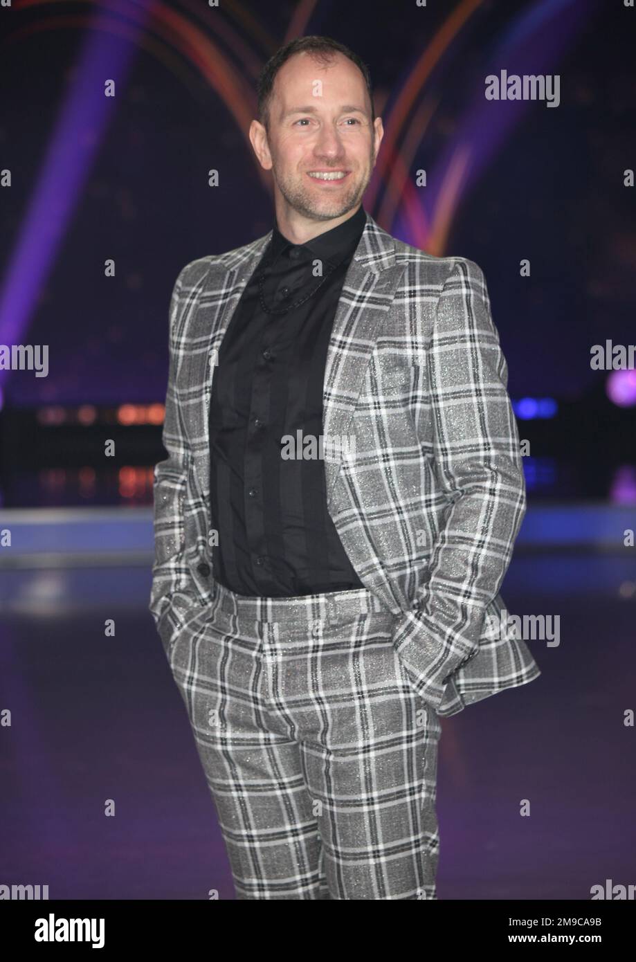 London, UK. Lukasz Rozycki at the photocall for the set of Dancing on ...